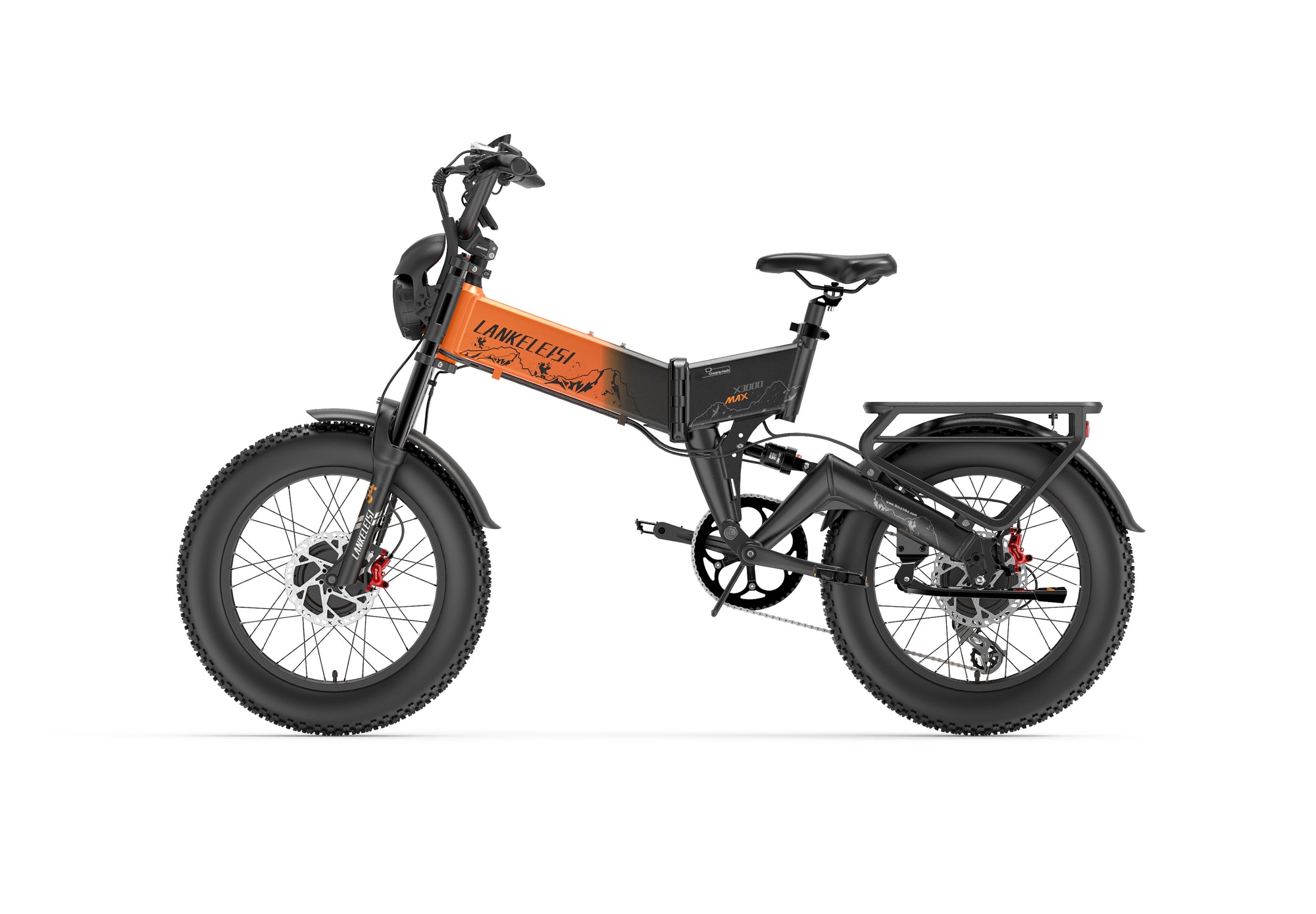 LANKELEISI X3000 MAX 2000W Vélo électrique à double moteur